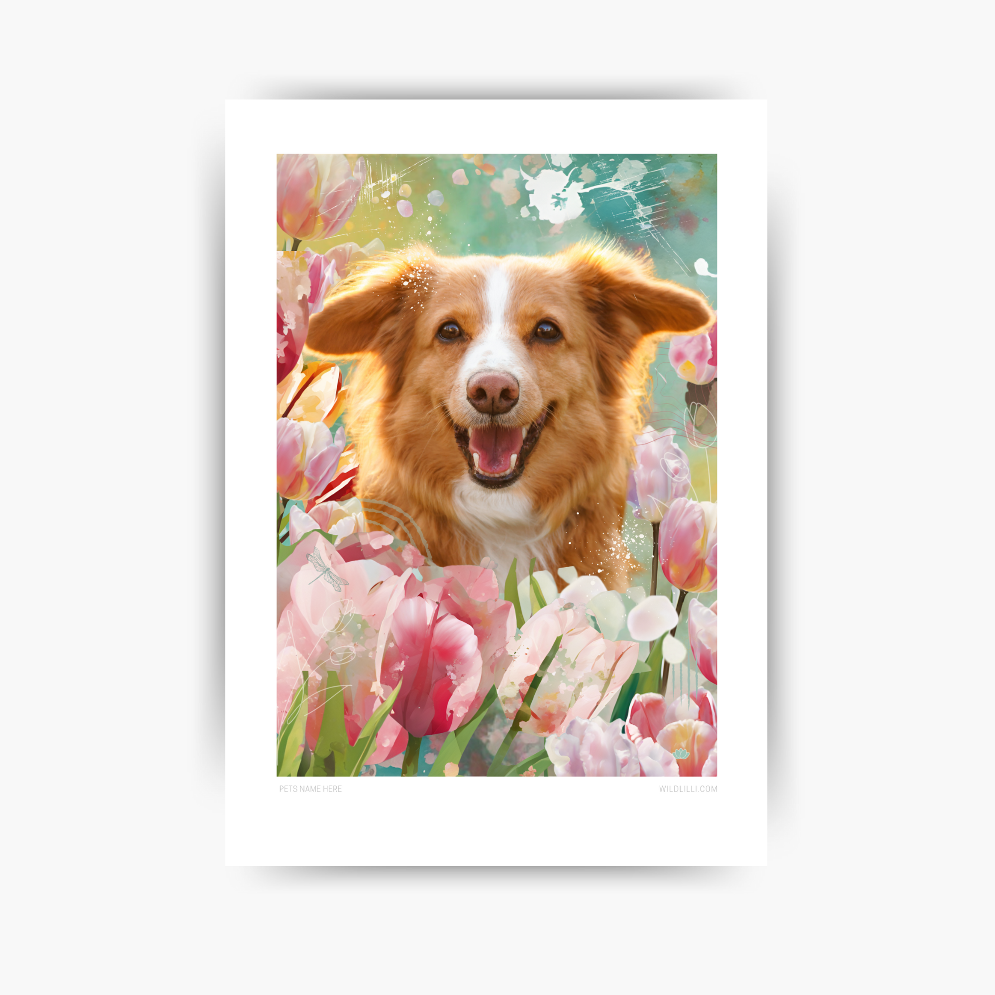 Custom Pet Portraits | Custom Dog Portraits | Wild Lilli