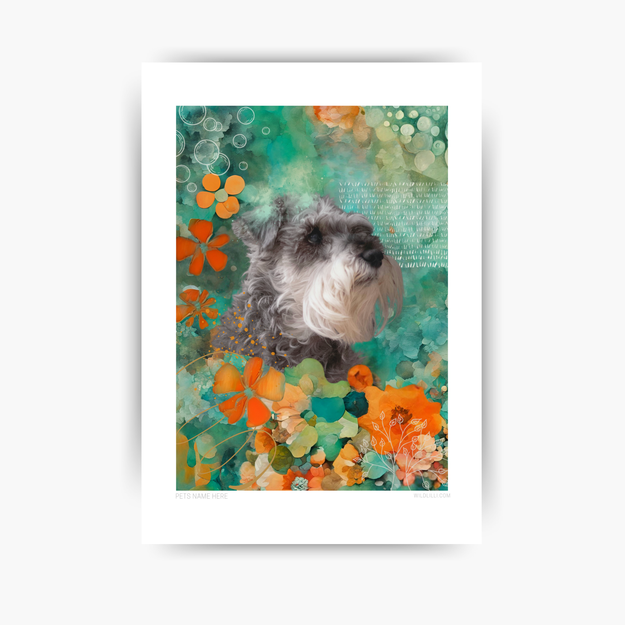 Custom Pet Portrait – Paws for Thought | Wild Lilli